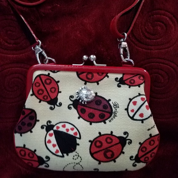 Brighton | Bags | Brighton Ladybug Kissstyle Canvas Crossbody | Poshmark